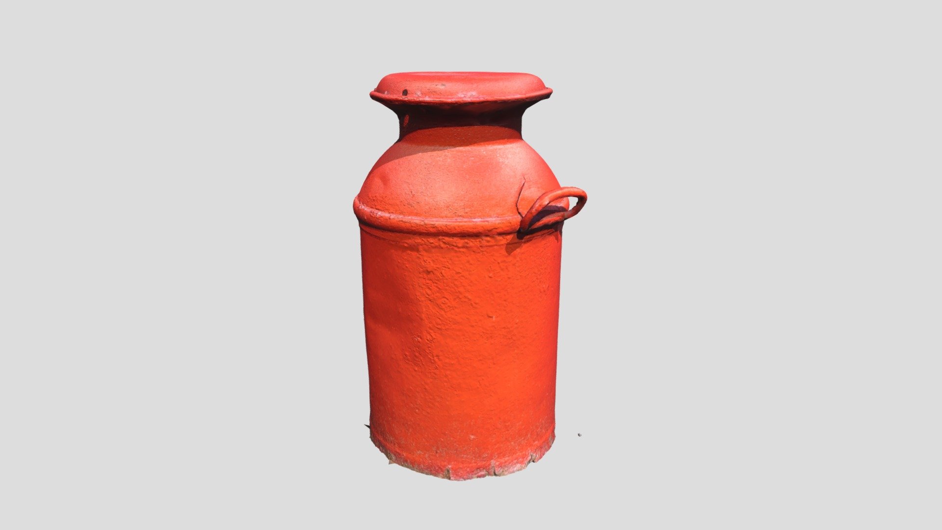 RED MILK CAN - 1.5M tris - 3D model by twfarlow [1285ee9] - Sketchfab