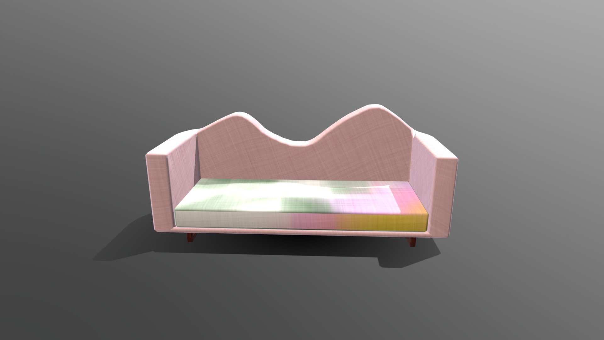 Camelback Couch - 3D model by StephanieMusic [12873b8] - Sketchfab