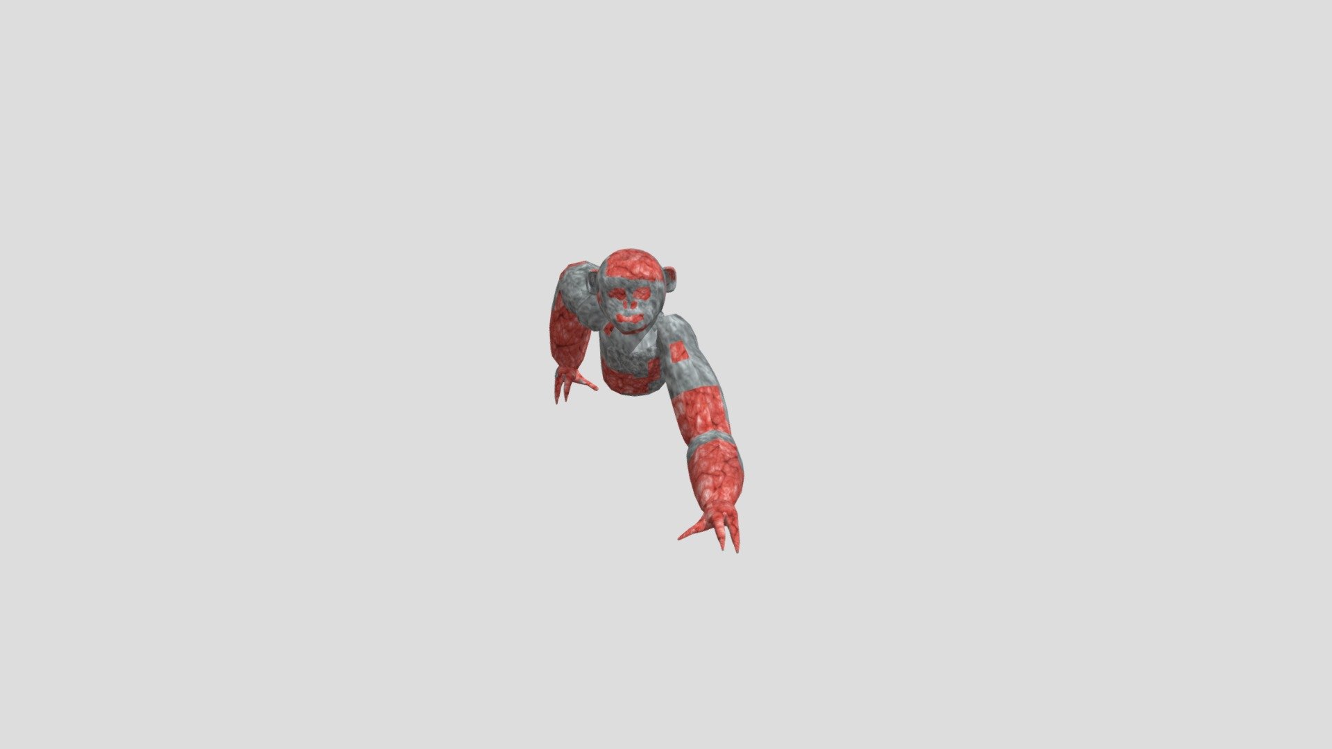 Scary Baboon Monster Fanmade - Download Free 3D model by Moe the ripper ...