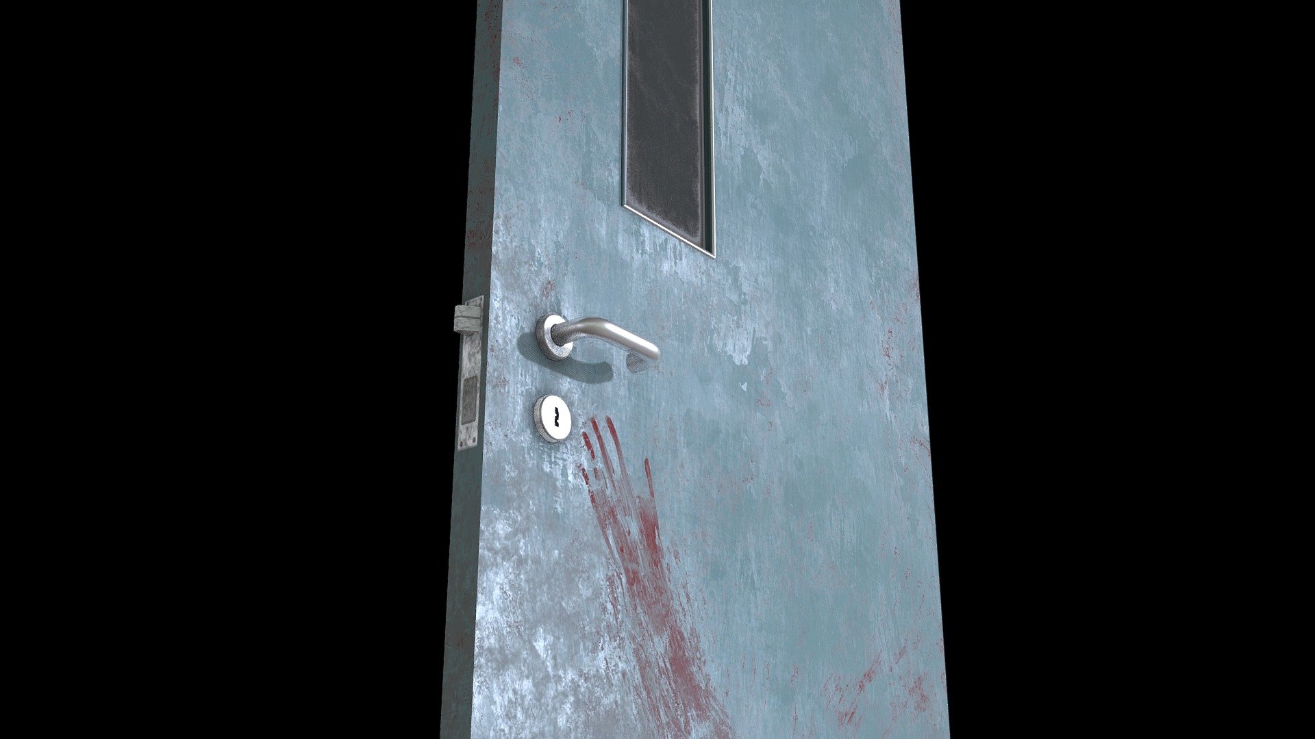 Hospital Door Horror - 3D model by Stefan_dot_obj (@stefanprops ...