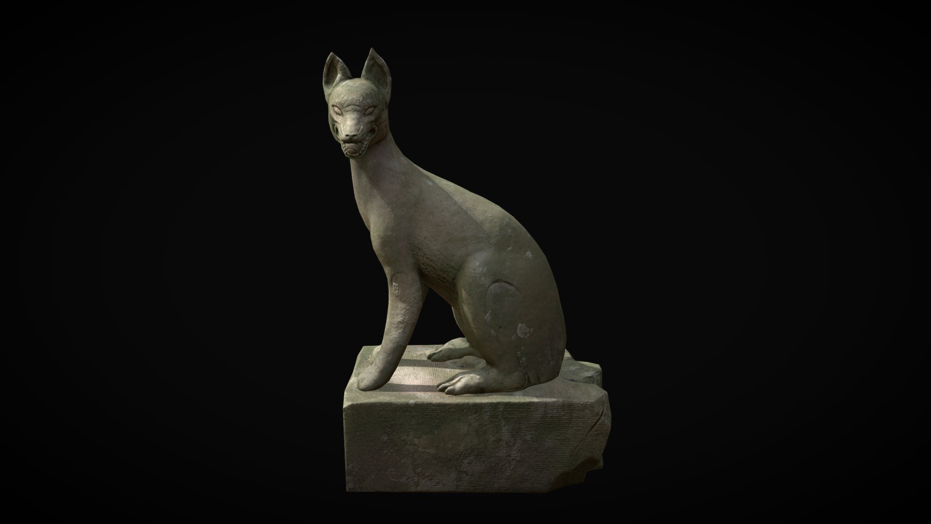 Kitsune Statue - 3D model by sinnart [128a776] - Sketchfab