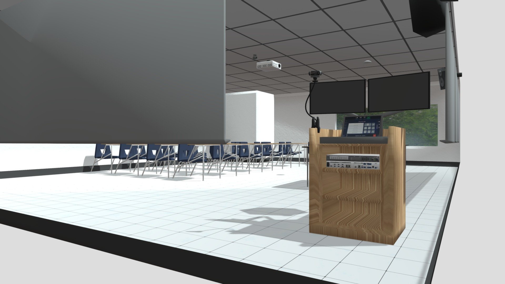 Classroom_Merged - Download Free 3D model by yutong [128a9d2] - Sketchfab