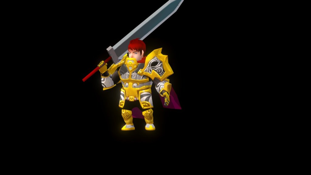 knight - 3D model by platchino [128aca4] - Sketchfab
