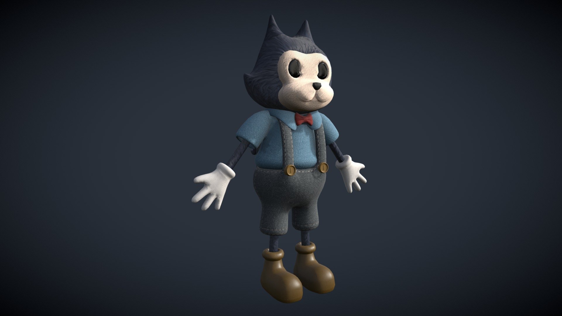 The Cat - 3D model by Andrea Garavito (@AndreaGaravito) [128aeff ...