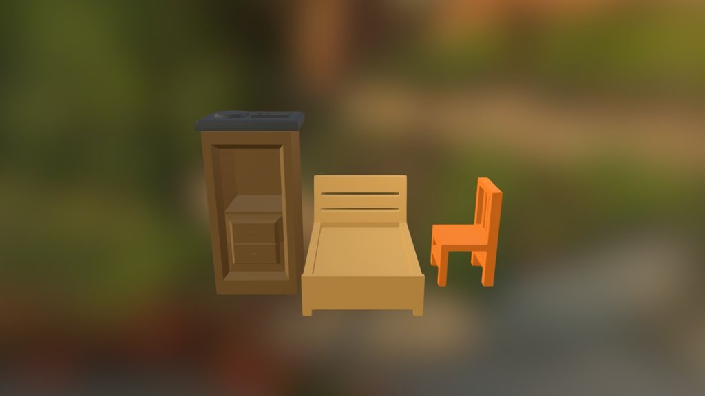 Muebles2 - 3D model by ania_starling [128ce8d] - Sketchfab