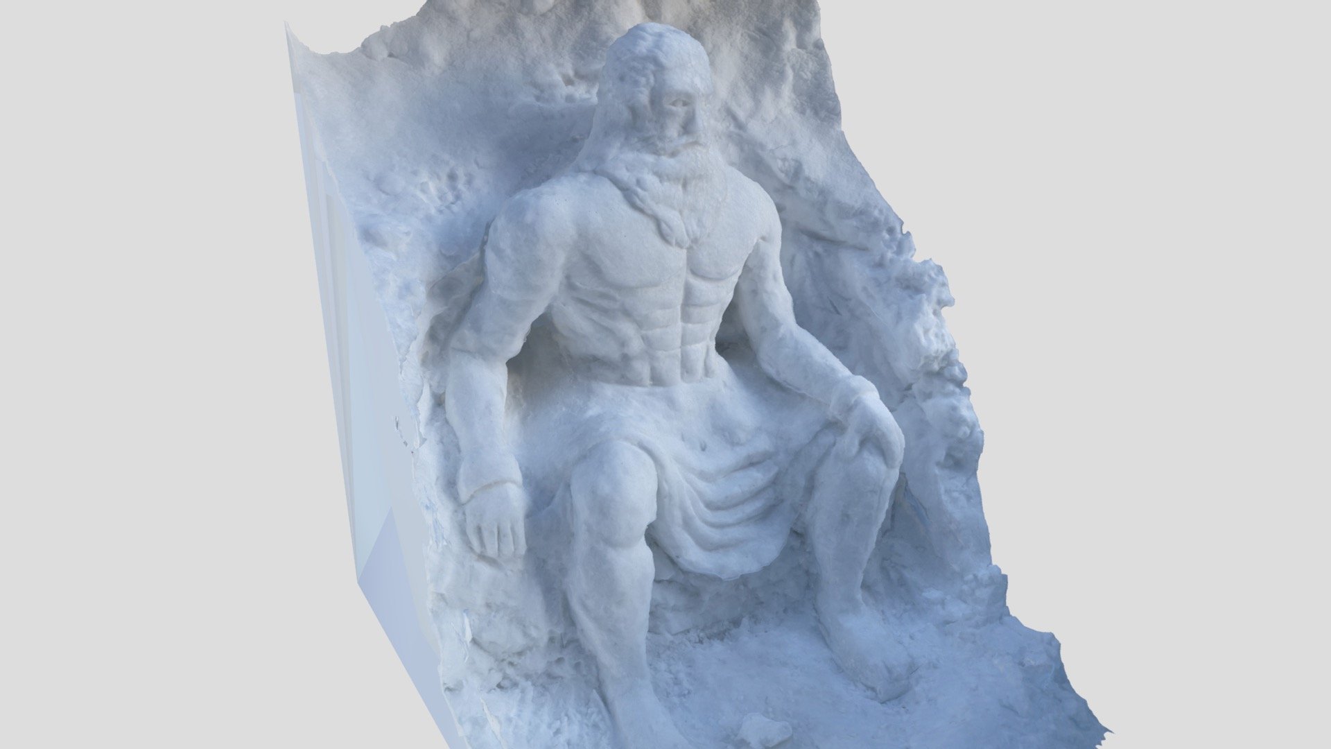 Snow sculpture made by YASU_17LIVE_Zeus - 3D model by maruinco [128f2ff ...