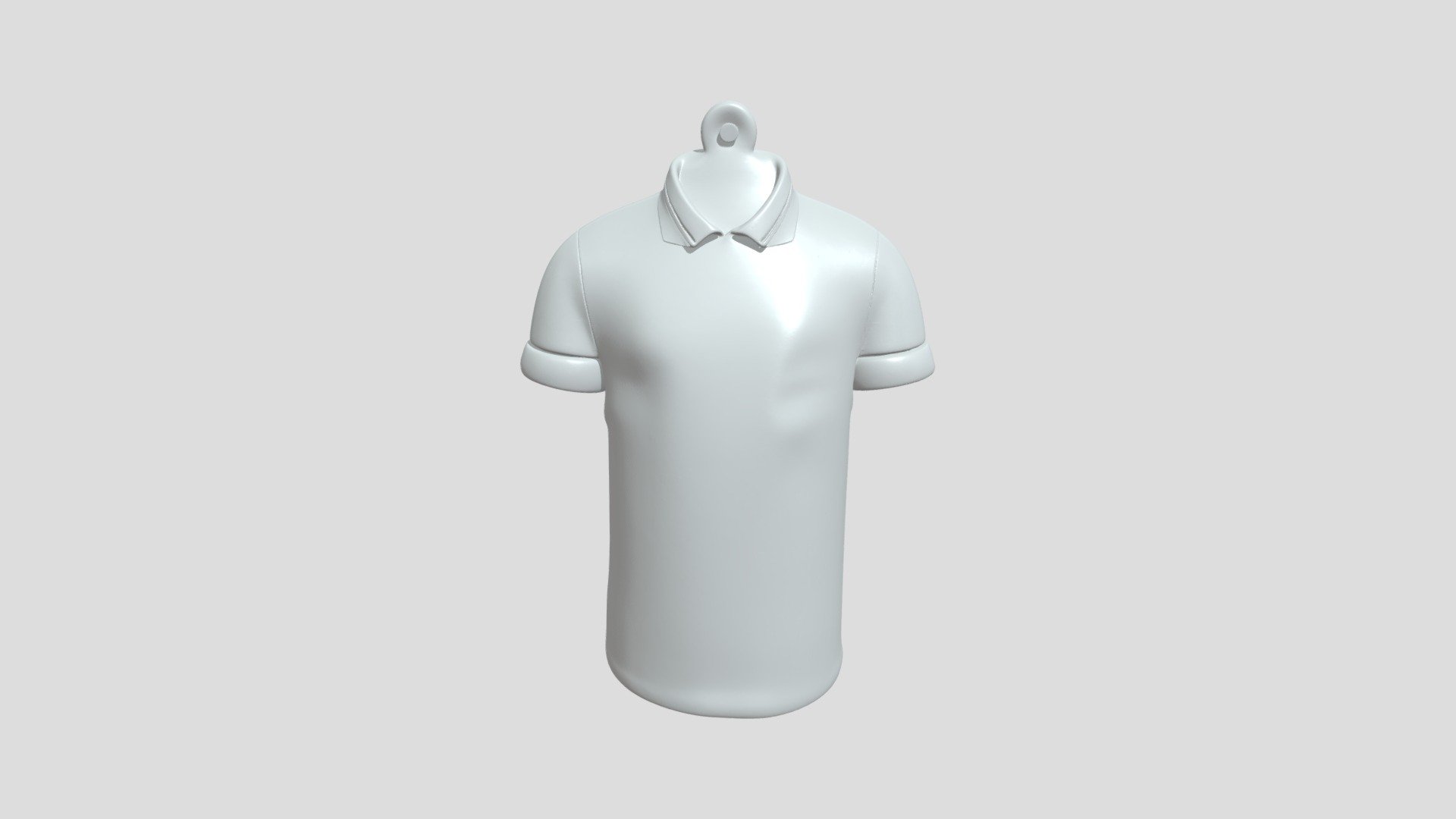 Small blue shirt-shaped object - 3D model by ssnewse [129304d] - Sketchfab