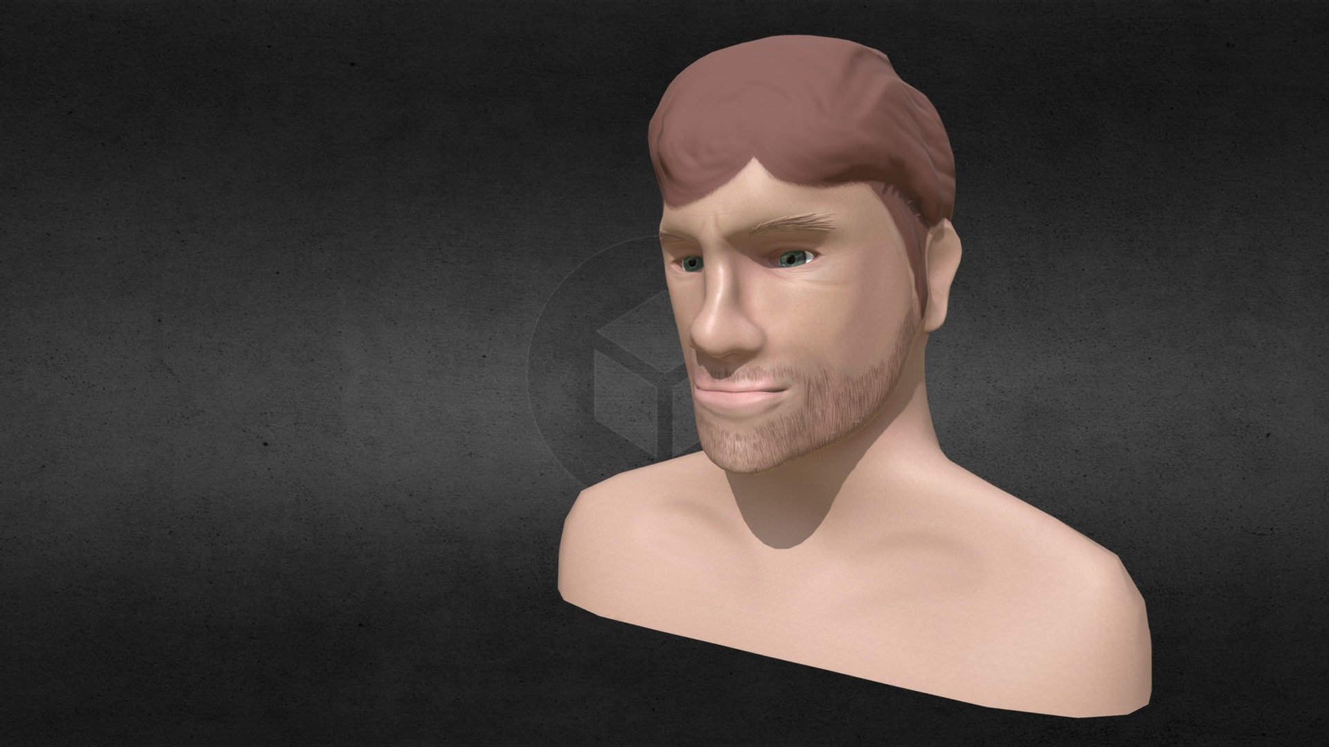 Male Bust - 3D model by CarleeMelton [12959e8] - Sketchfab