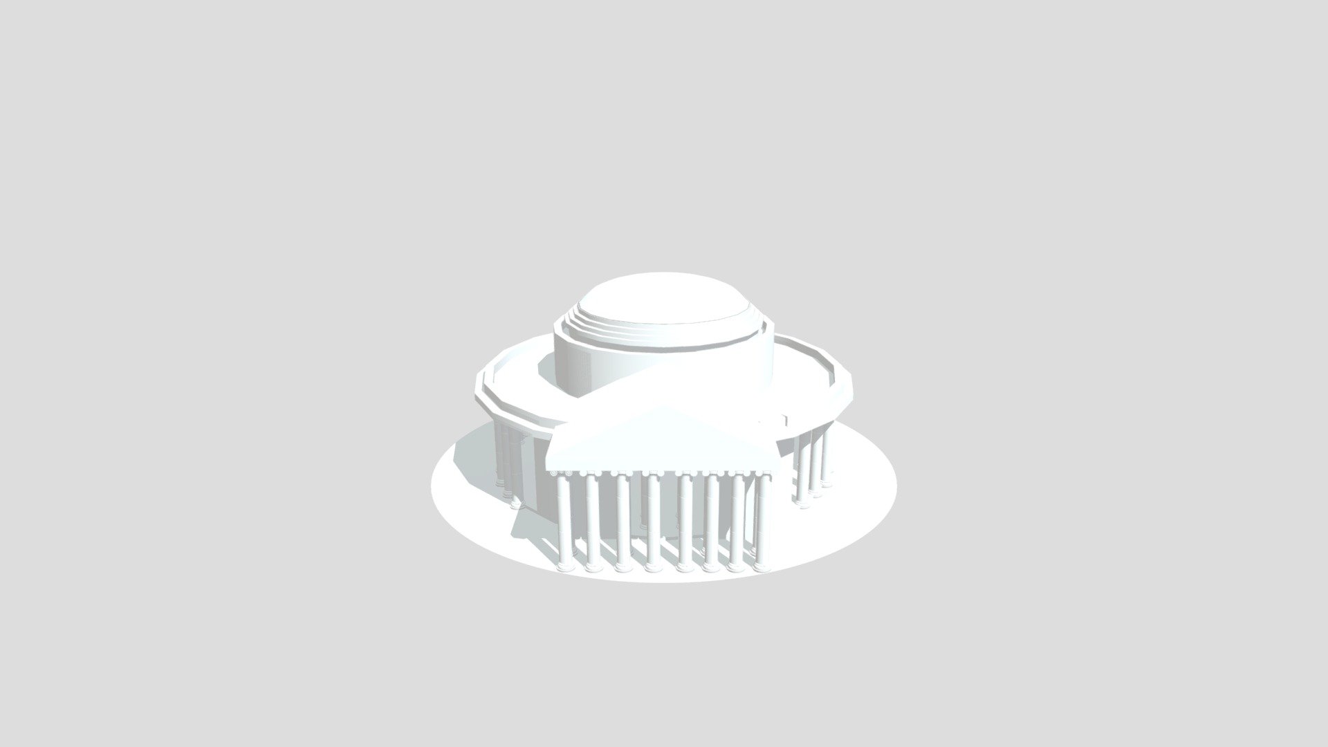Jefferson Memorial - Download Free 3D model by asandker [1297914 ...