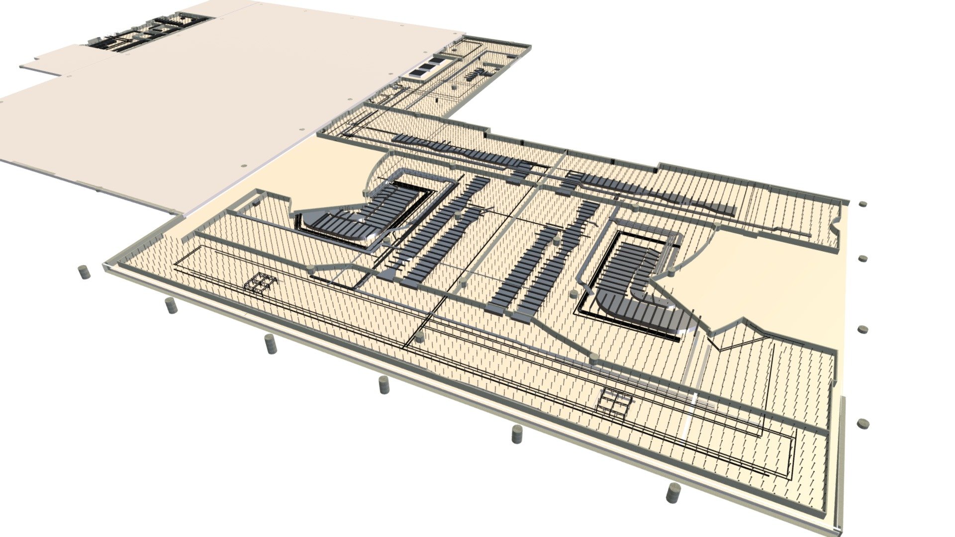 Brent Civic Centre - L00 - 3DBM (H,C) - 3D model by SIAD Studio ...