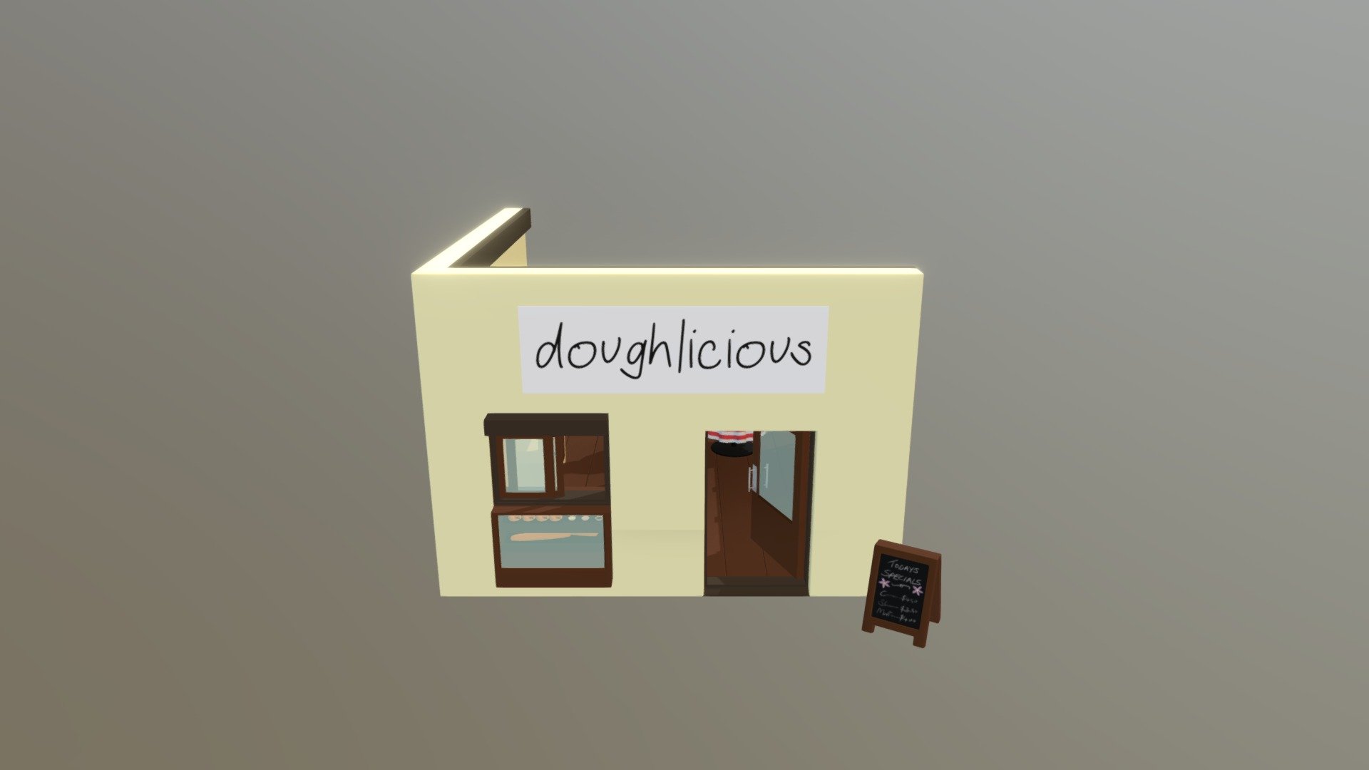 bakery - 3D model by _inox [1298193] - Sketchfab