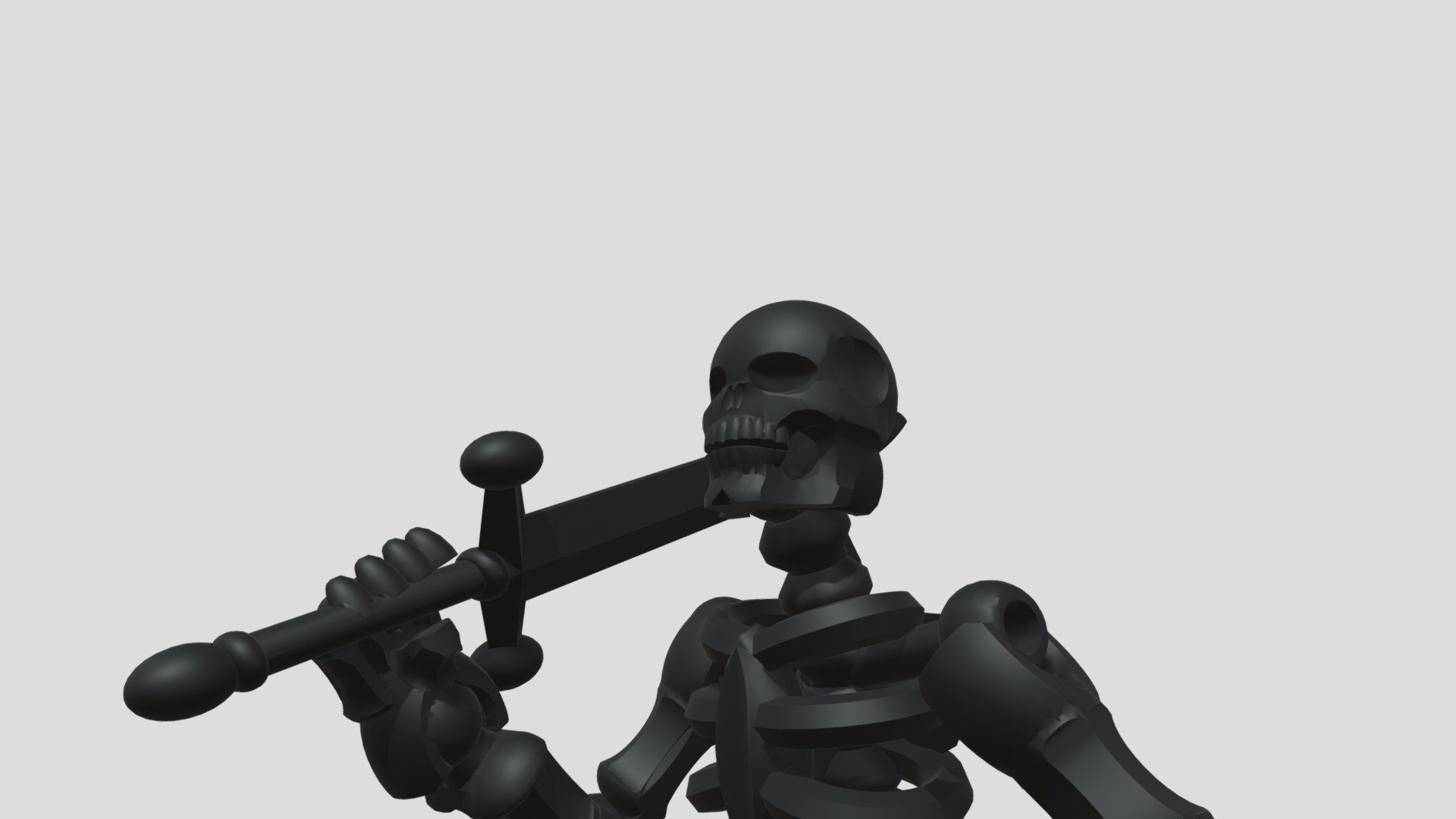 Nether Skeleton (realistic) - 3D model by roxanne wolf the queen ...
