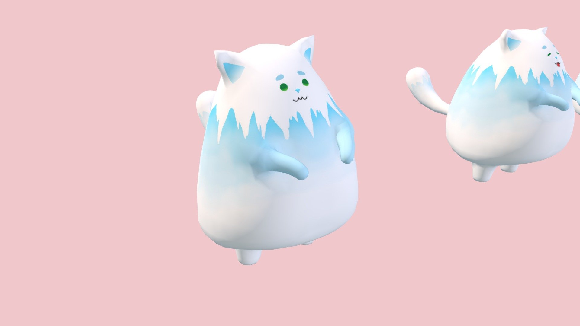 Fuji Mountain Cat - 3D model by ddan (@ddan_s) [1299022] - Sketchfab