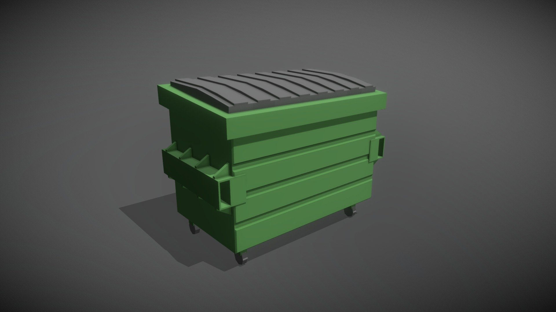 Low Poly - Dumpster - Download Free 3D model by Dandushik [1299c0c ...
