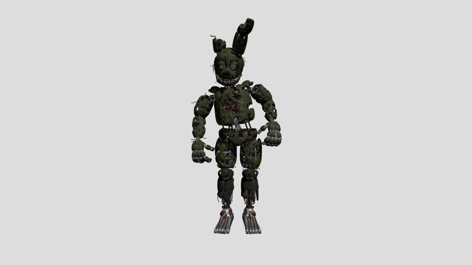Springtrap - Download Free 3D model by LEV1ATHAN [1299c3f] - Sketchfab