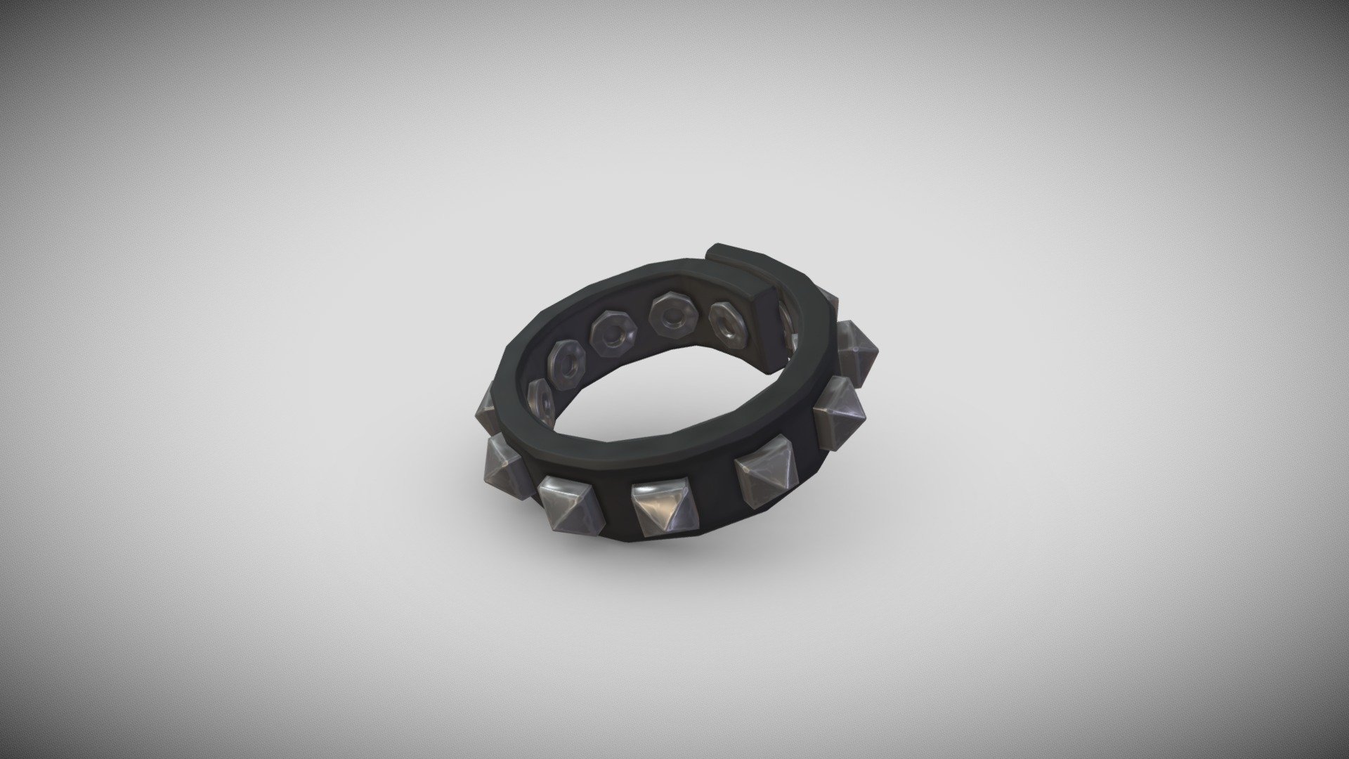 Punk Bracelet Slim Version 2 - Buy Royalty Free 3D model by enyagerber ...