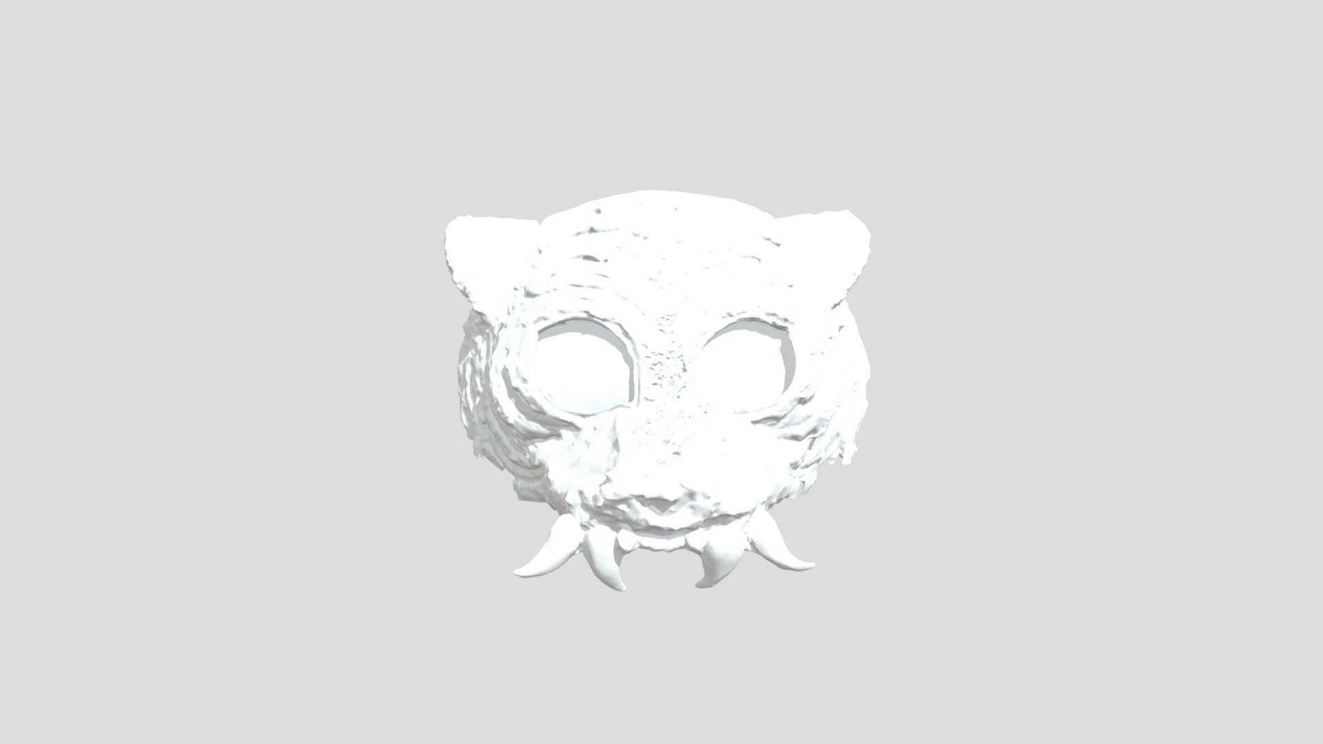tiger mask - 3D model by plankplonkplink [12a1163] - Sketchfab