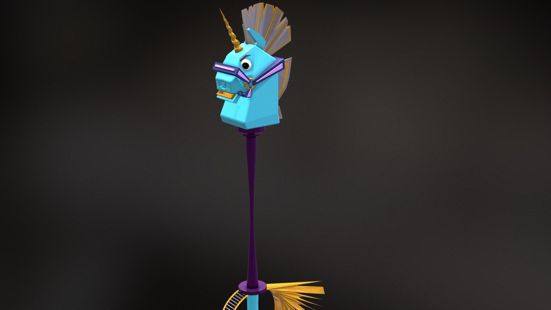 Unicorn Weapon (Rainbowsmash) in Fortnite style - Download Free 3D ...