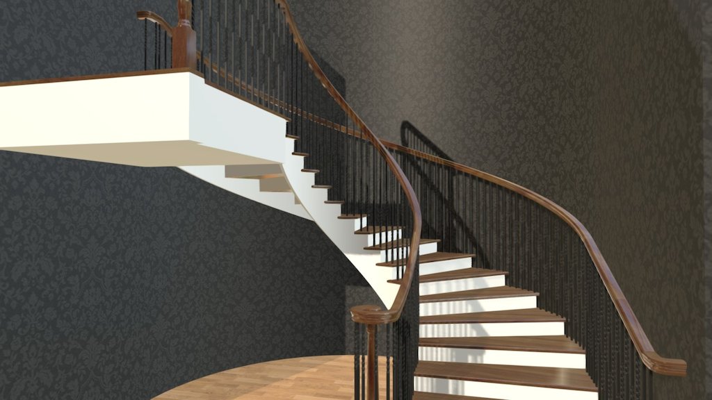contact us: Info@Staircon.com - 3D model by 3D Software for Stair ...