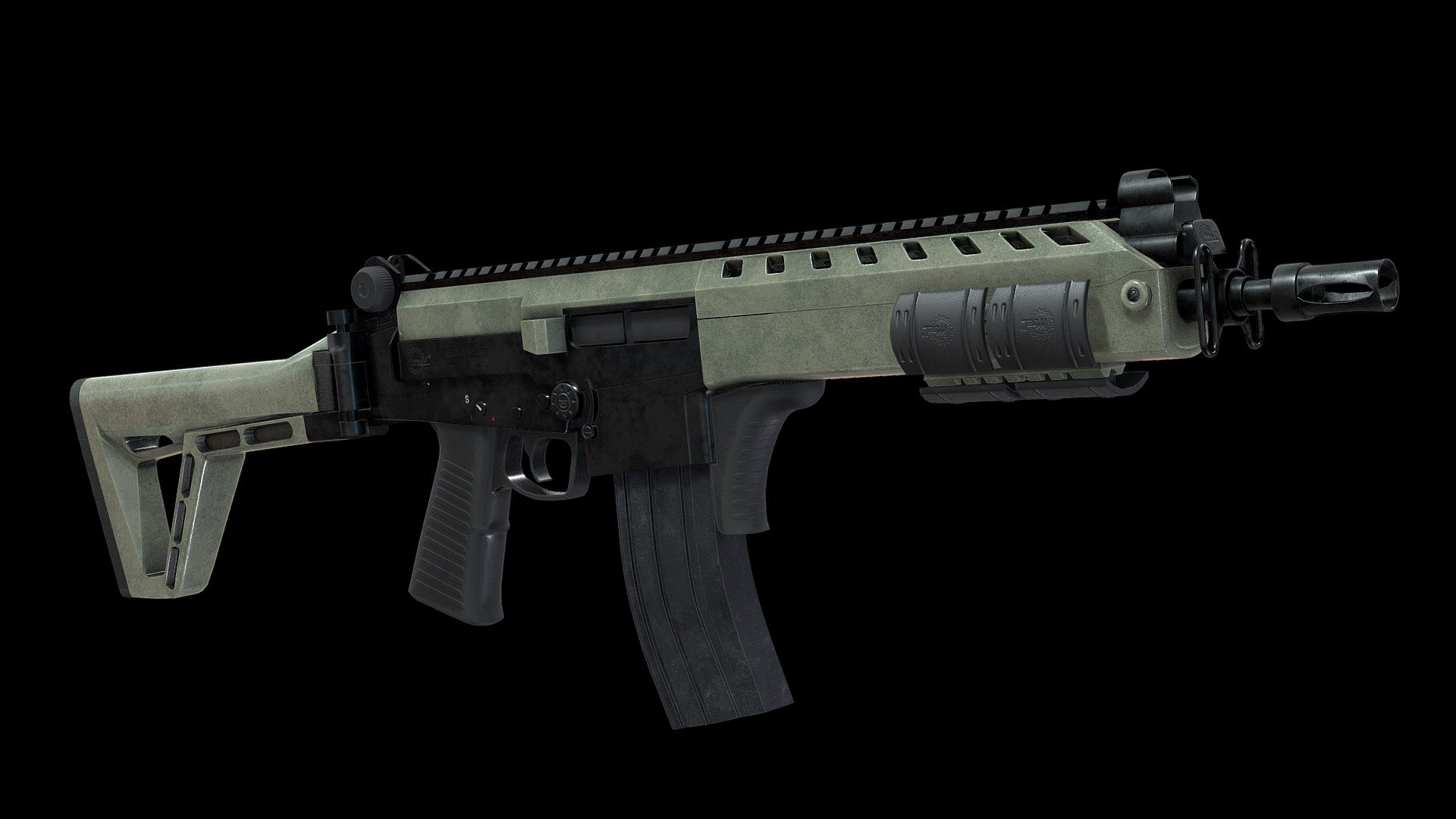 IA2 - Brazillian Rifle - Buy Royalty Free 3D model by matoteus [12a635c ...