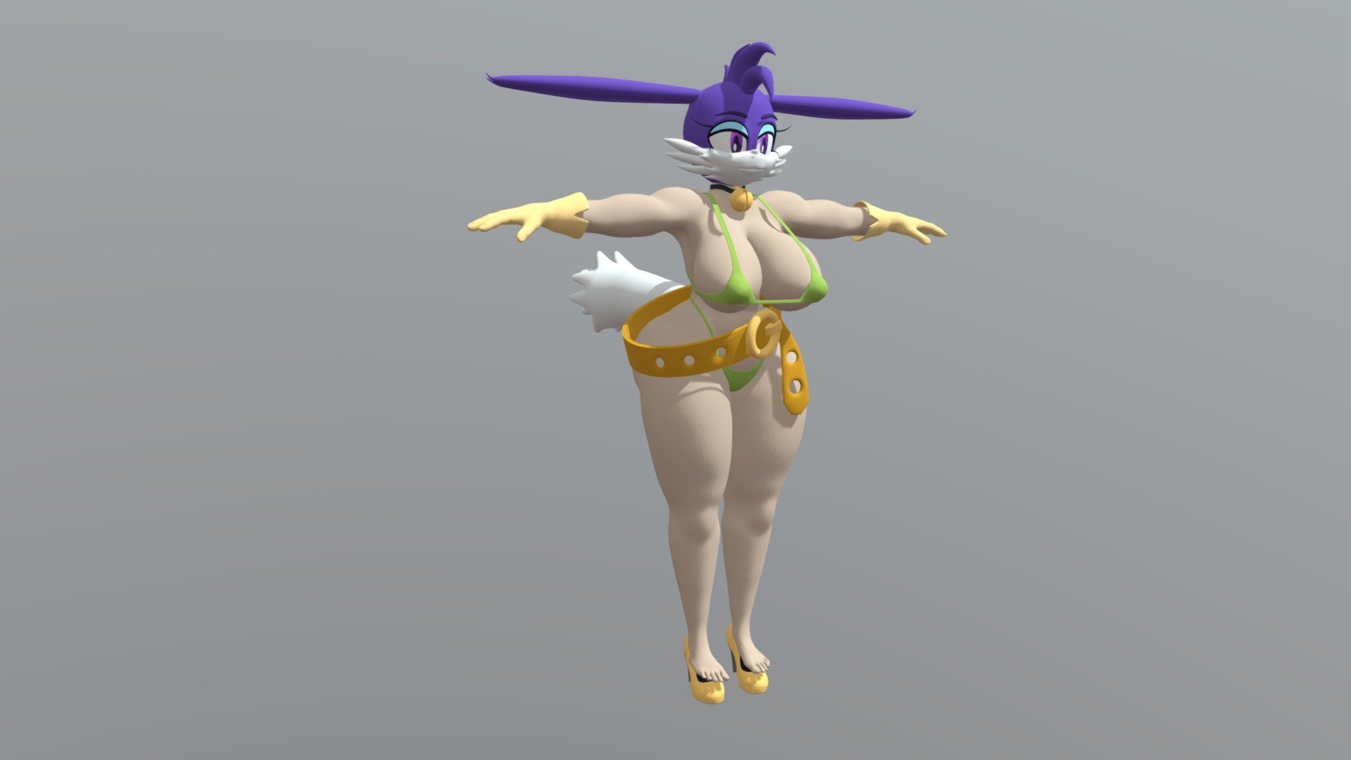 Big The Cat - Download Free 3D model by Shedletsky (@cjcarljhosson) [12a6fcc] - Sketchfab