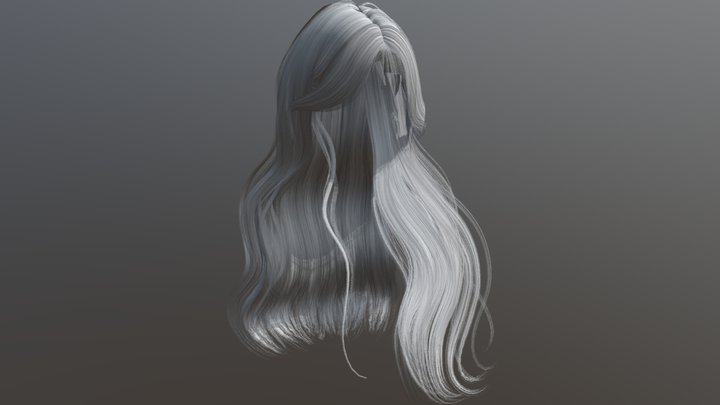 Hair 3D models - Sketchfab