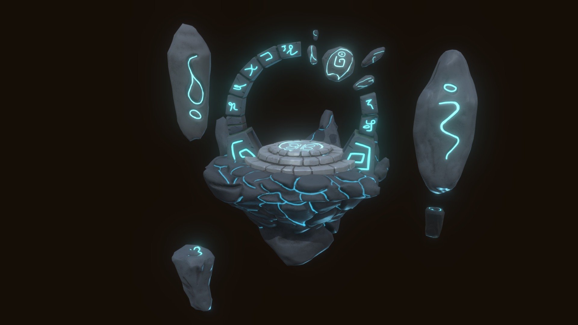 Stylized Portal - 3D model by Mai Pham (@maipham) [12aaa3a] - Sketchfab