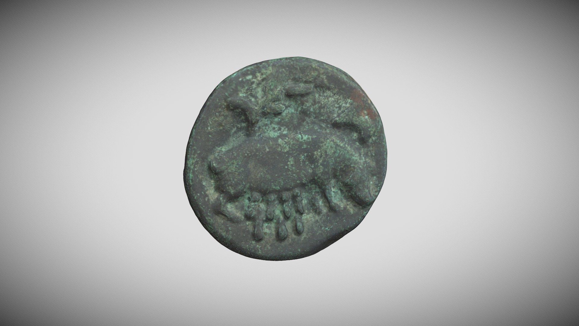 2024.x.248 Imitation Early Roman Aes Grave - 3D model by Auckland ...