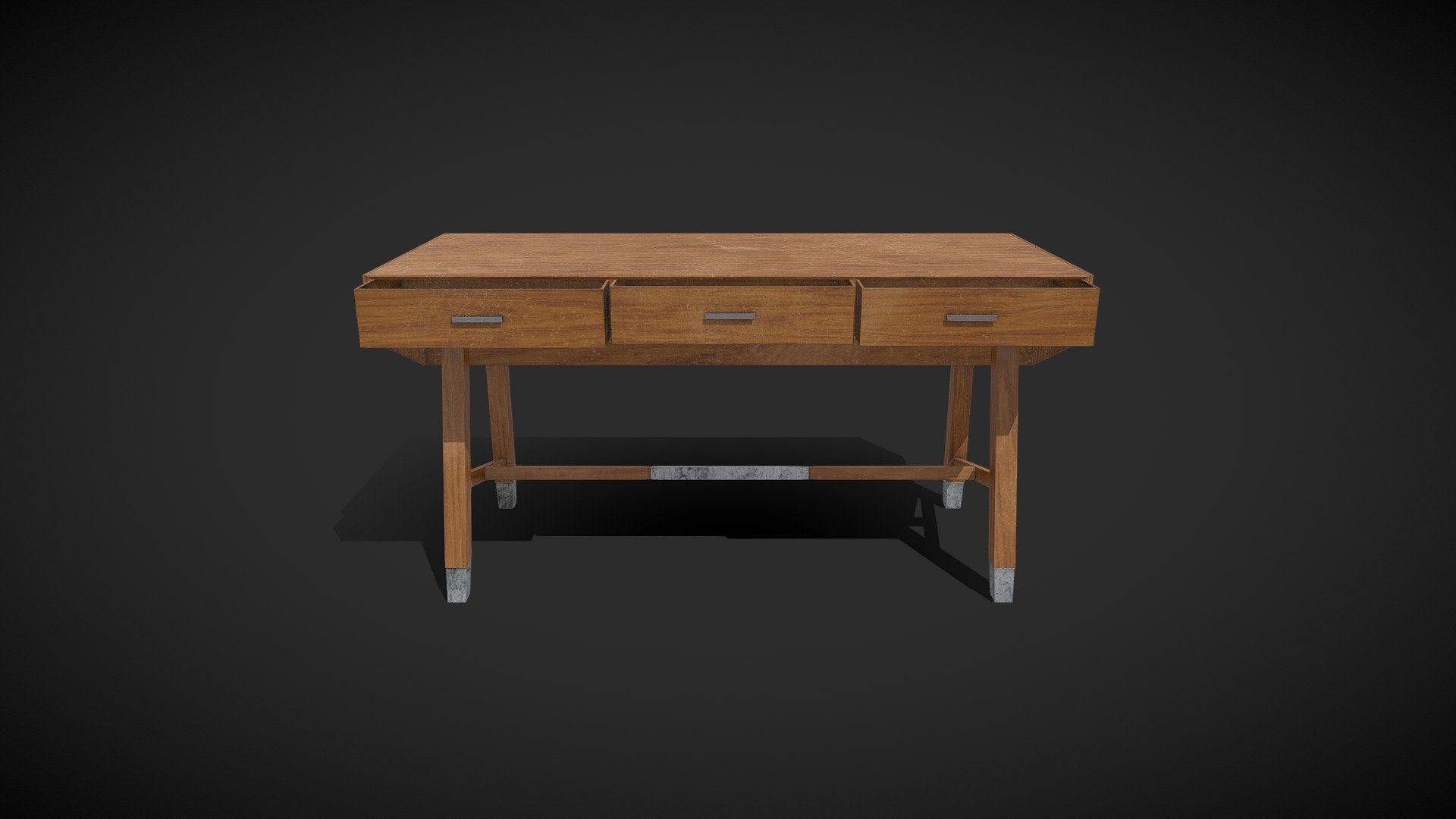 Standing Desk - 3D model by AkashBorgaonkar [12abdfe] - Sketchfab