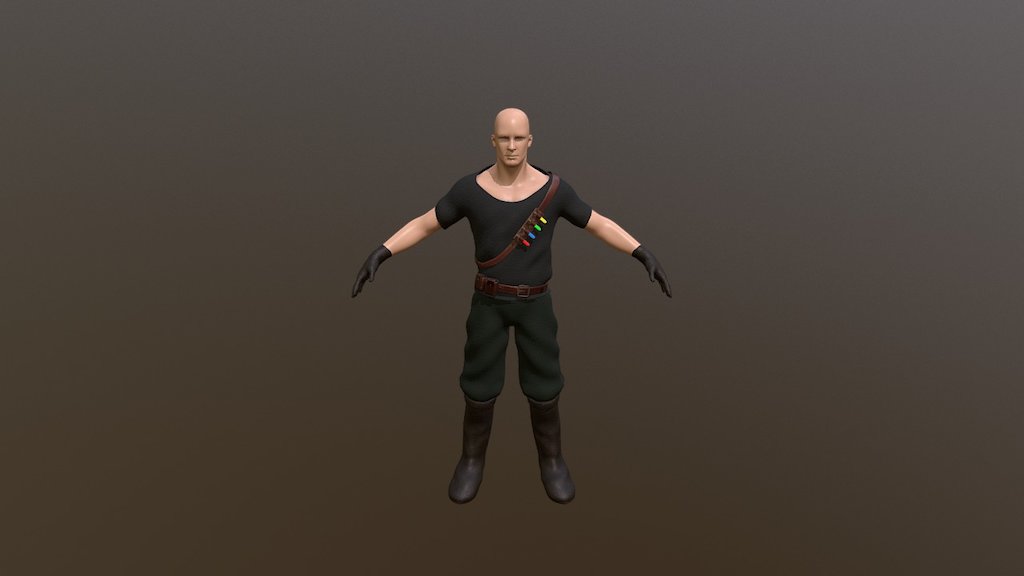 Character - Animations & Textures - 3D model by Handrews [12b2bc0 ...