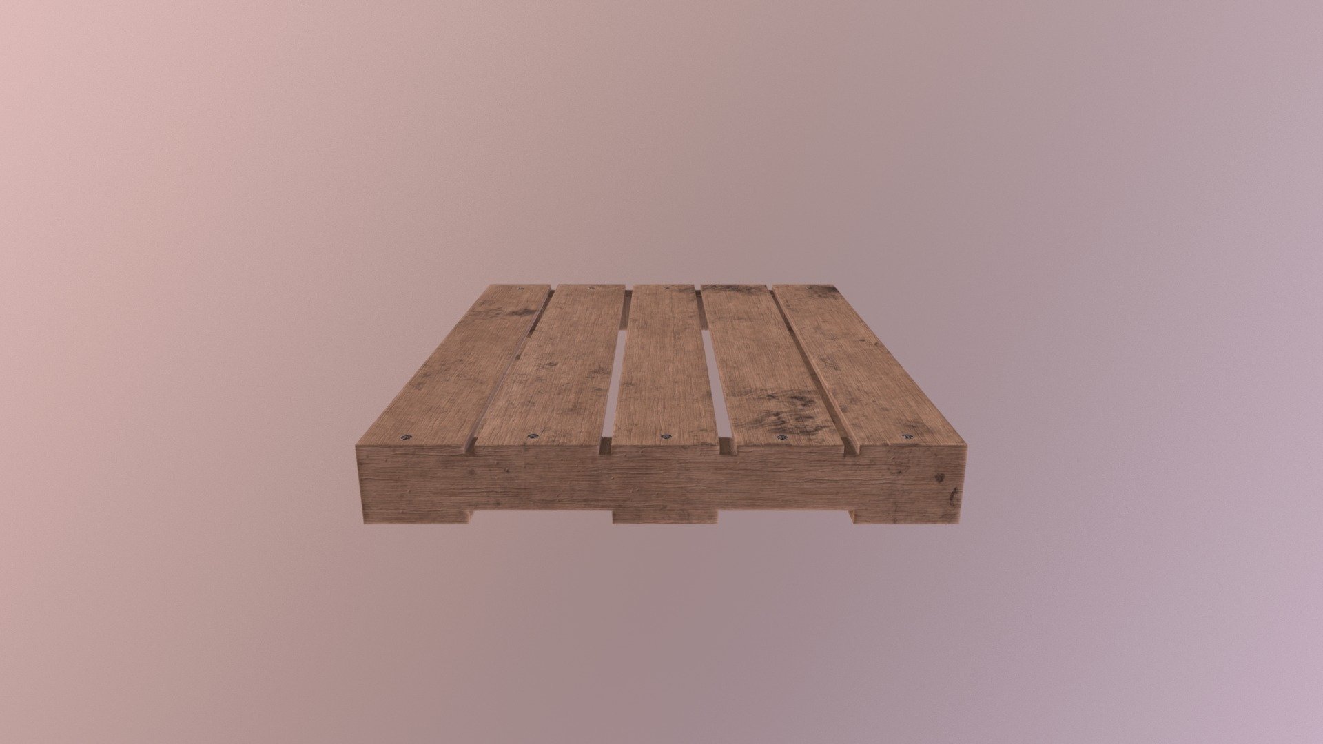 Wooden Pallet - 3D model by KonFrenchy [12b2f5f] - Sketchfab
