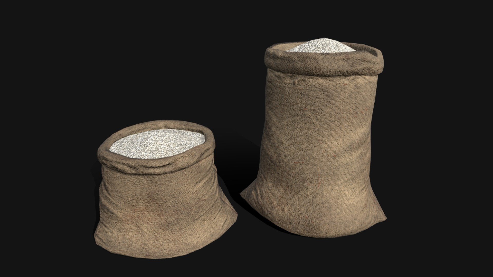 White Rice Sacks - Buy Royalty Free 3D model by Clockwork Creations ...