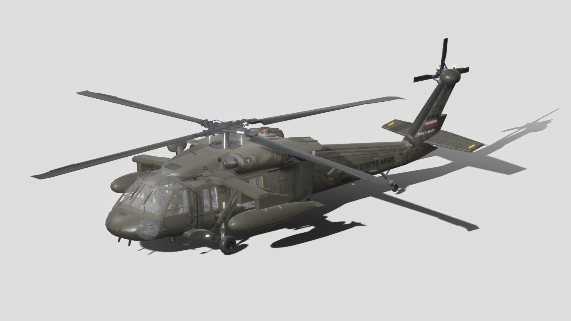 Sikorsky UH-60M Blackhawk - Download Free 3D model by Muhamad Mirza ...