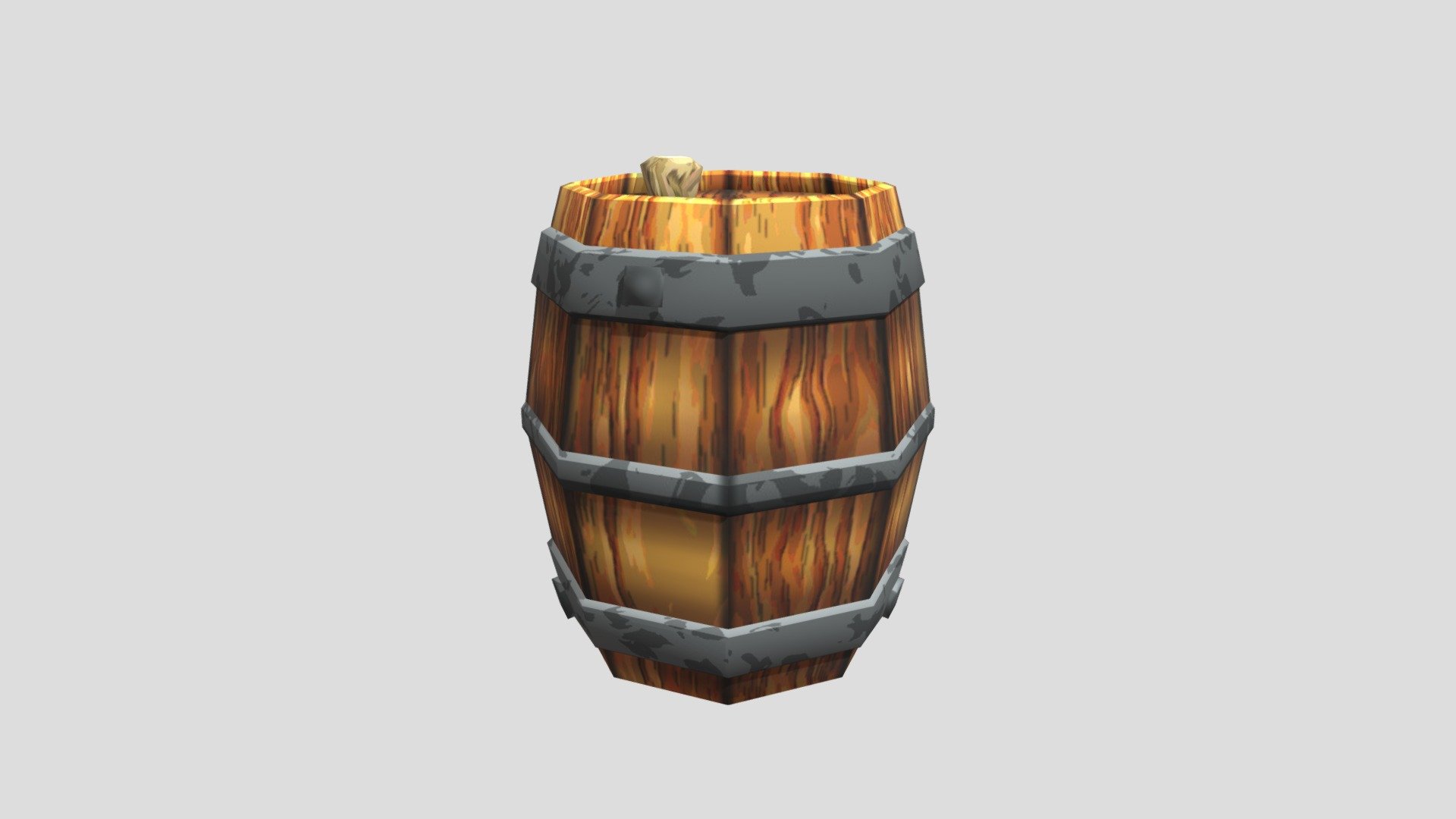 Low Poly Barrel - Download Free 3D model by Talentlesskun [12b7e08 ...