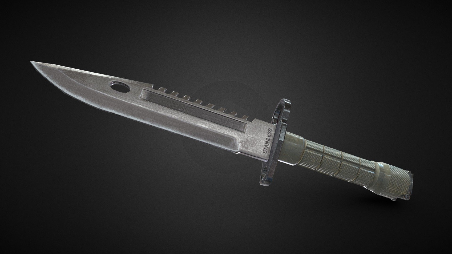 M9 Military Survival Knife - 3D model by brlars [12b9995] - Sketchfab