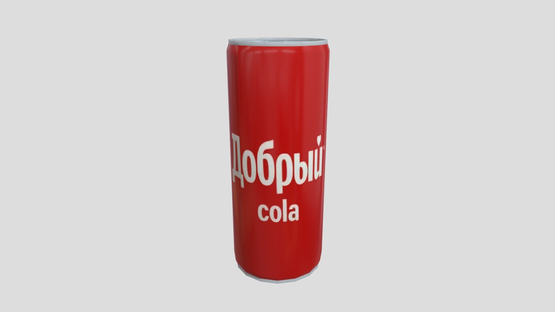 Russian cola Dobriy Coca cola - Download Free 3D model by EREMA_GEP ...