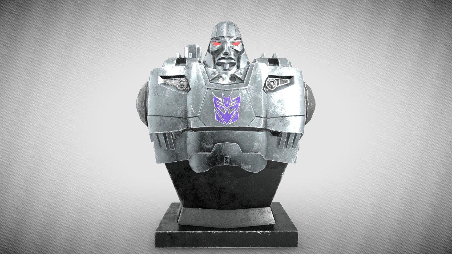 Megatron Bust Size - 3D model by affifuddin.y.hidayat [12bbdf0] - Sketchfab