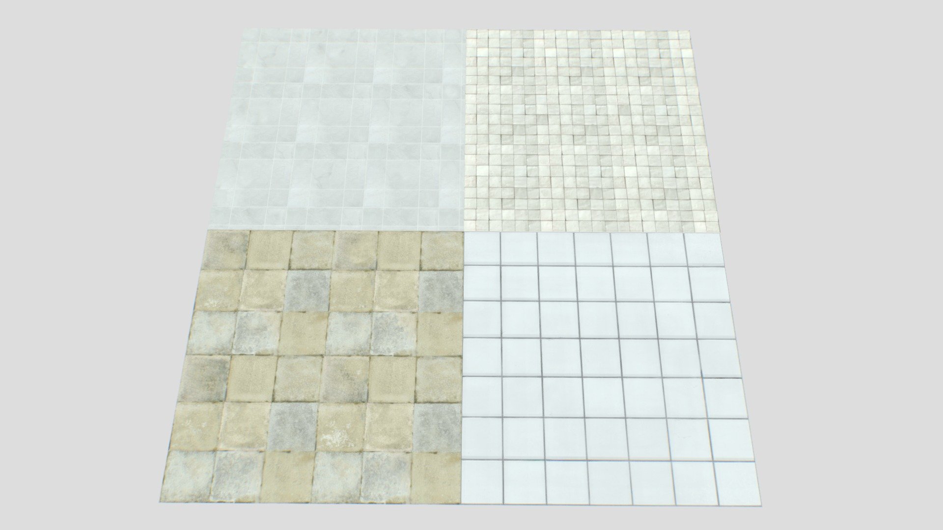 Wall and Floor Tiles Textures pack 1 - Buy Royalty Free 3D model by ...