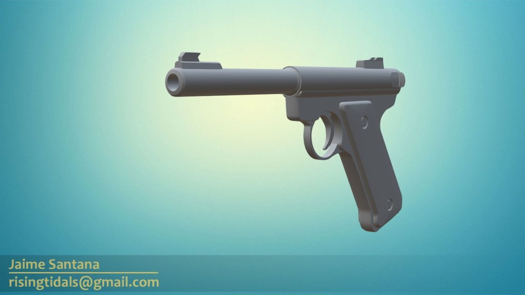 Ruger Mk. 2 - 3D model by Jaime Santana (@jsantanatorres) [12bd707 ...