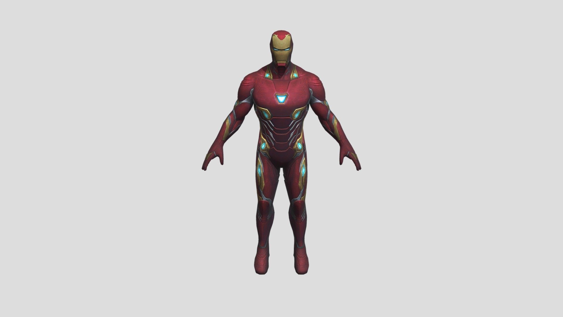 Mobile - Marvels Future Fight - Iron Man Infinit - 3D model by pmacNYC ...