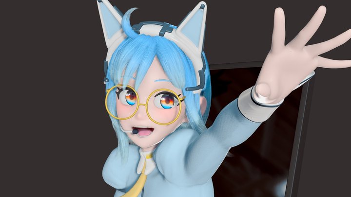 Waifu 3D models - Sketchfab