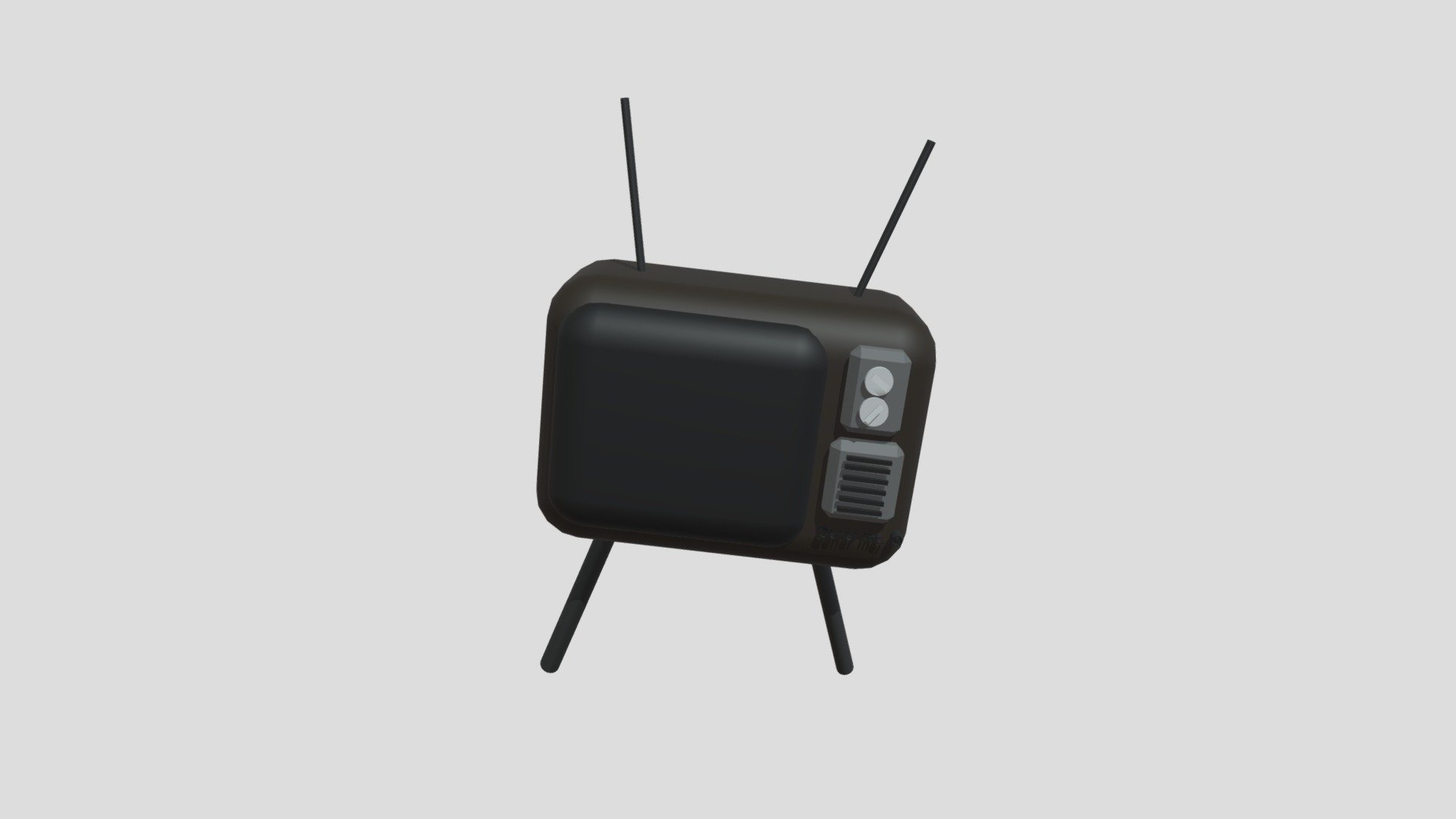 Old TV - Download Free 3D model by hah50 [12be9a6] - Sketchfab