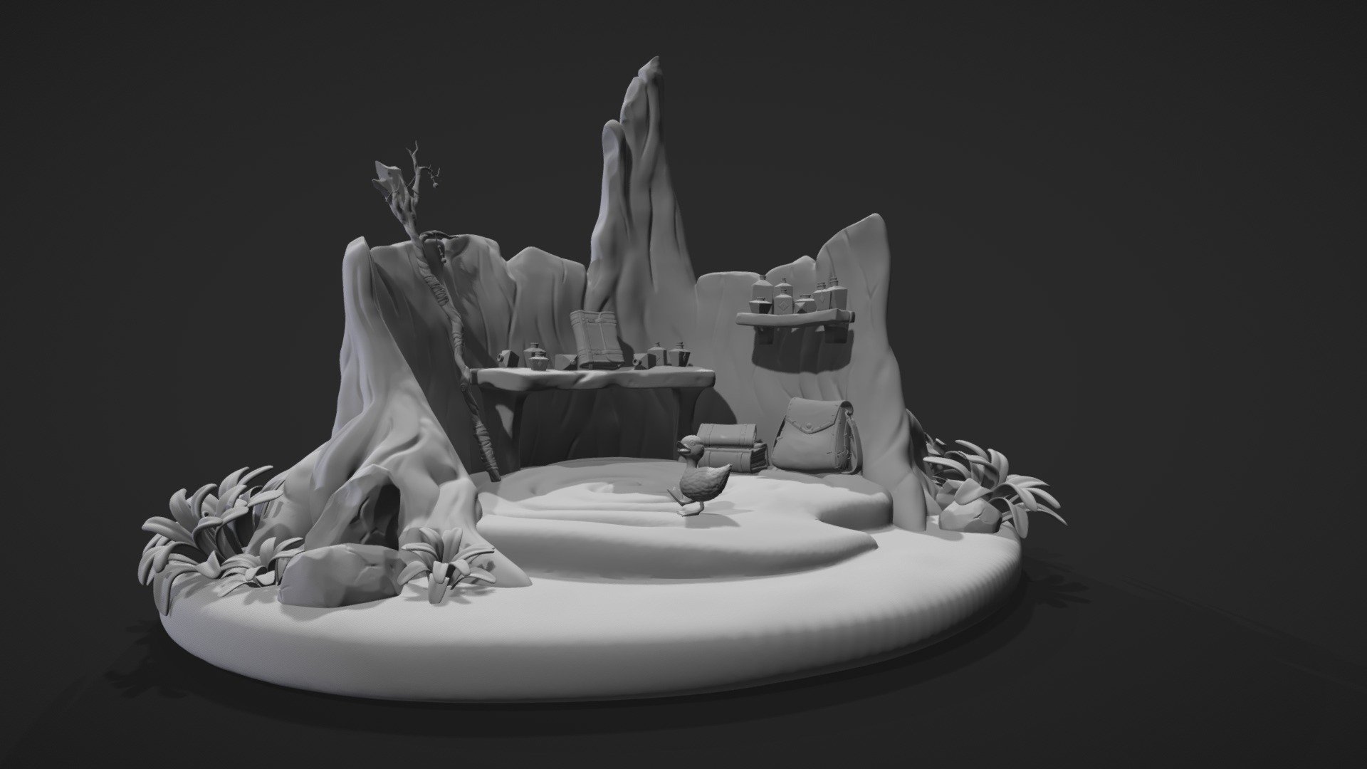 Adventurer's Camp - 3D model by Franka Vleeshouwers ...