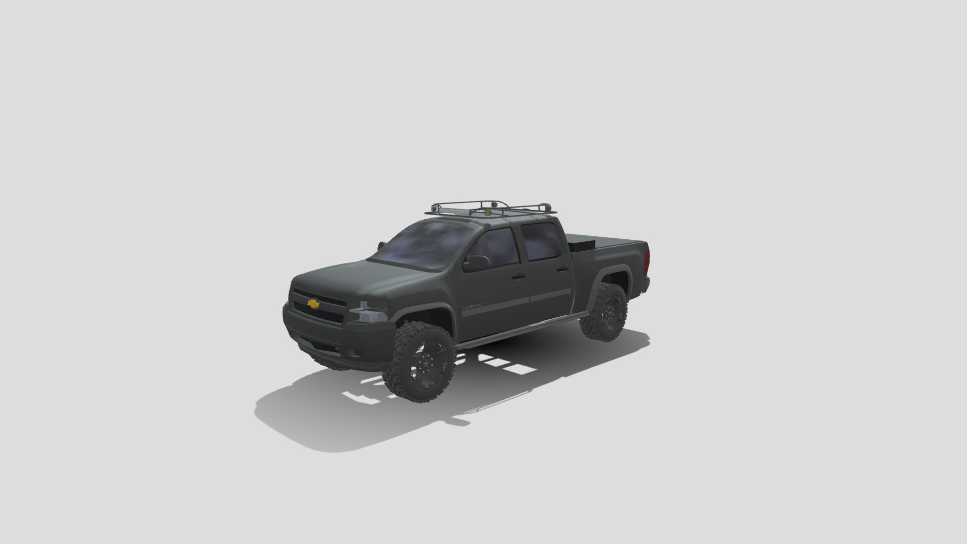 Chevy Silverado- Blacked Out - Download Free 3D model by David_Holiday ...