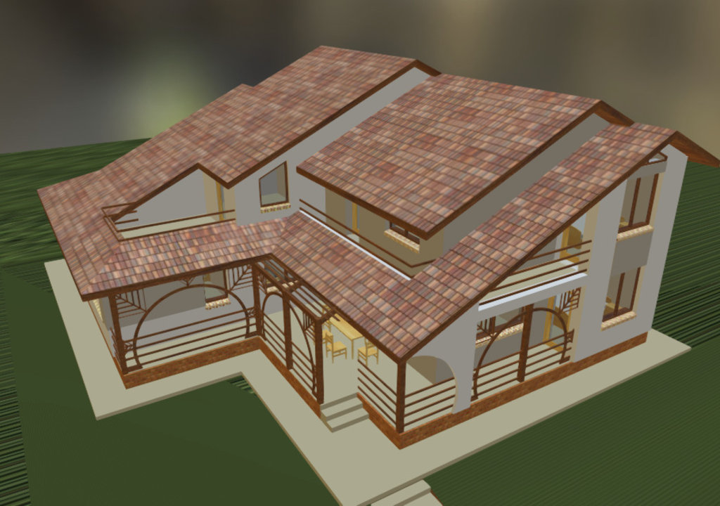 Casa Rusu - 3D model by AsimptoticR [12c23ff] - Sketchfab
