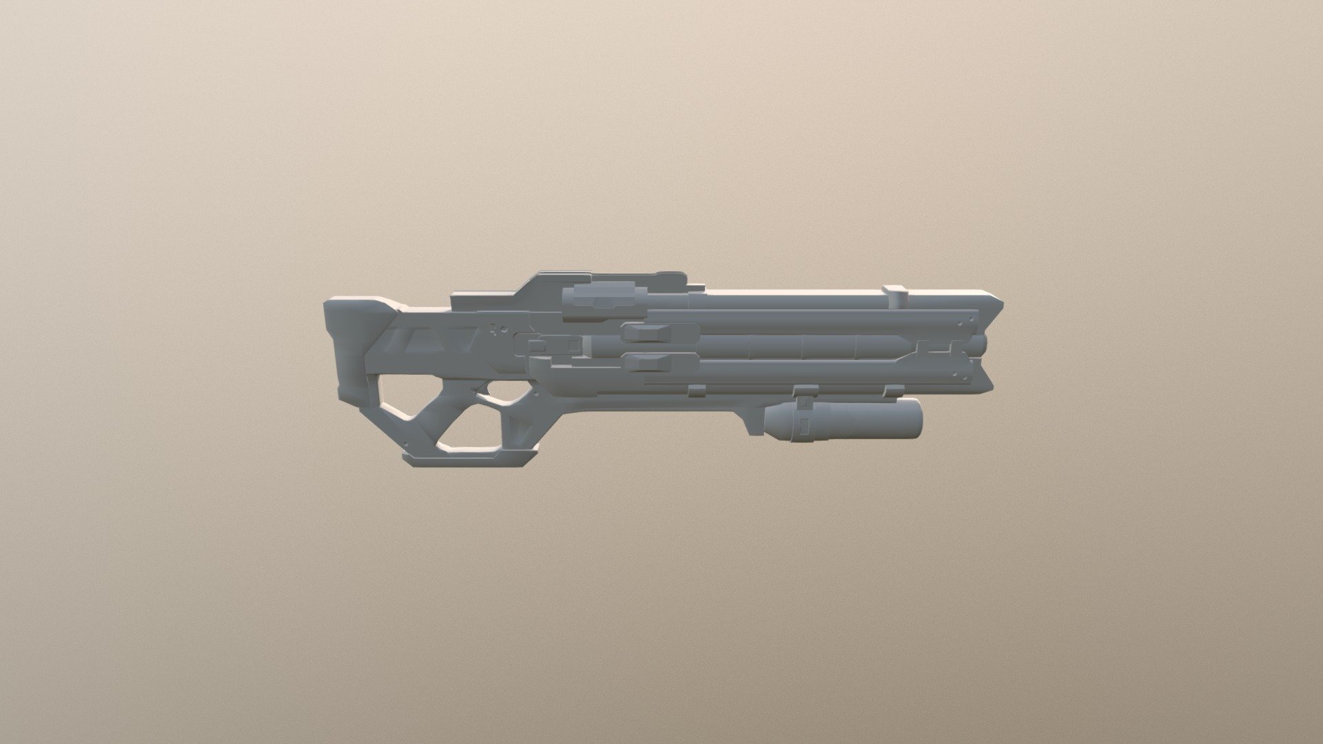 Soldier 76 Pulse Rifle - 3D model by Malcolm Ferguson (@BigMac90 ...