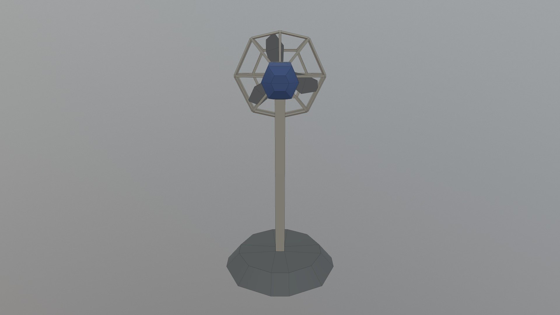 lowpoly Fan - 3D model by Markus.Werner [12c4e75] - Sketchfab