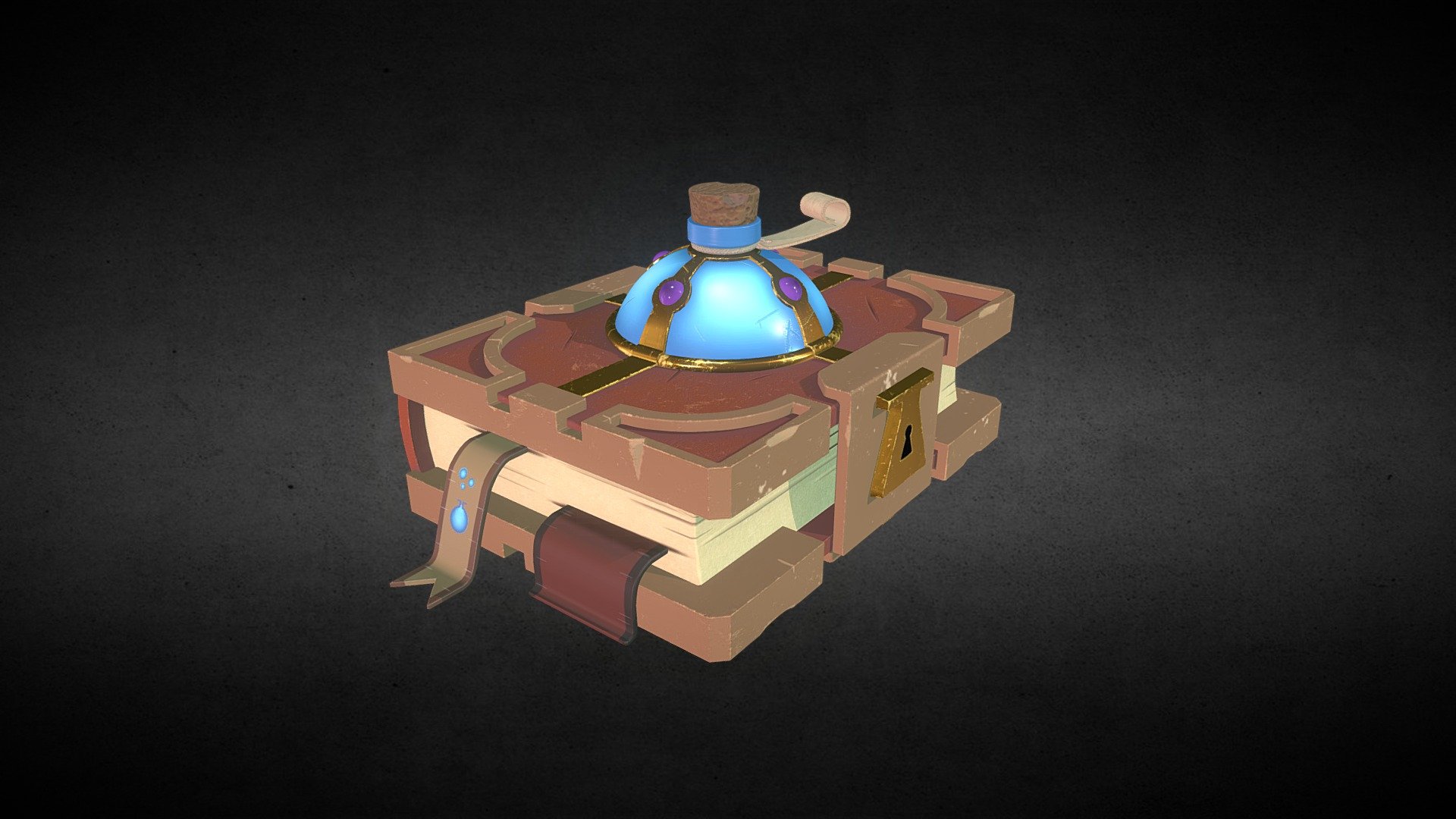 Enchanted Book with Animation - 3D model by Bria1126 [12c4eab] - Sketchfab