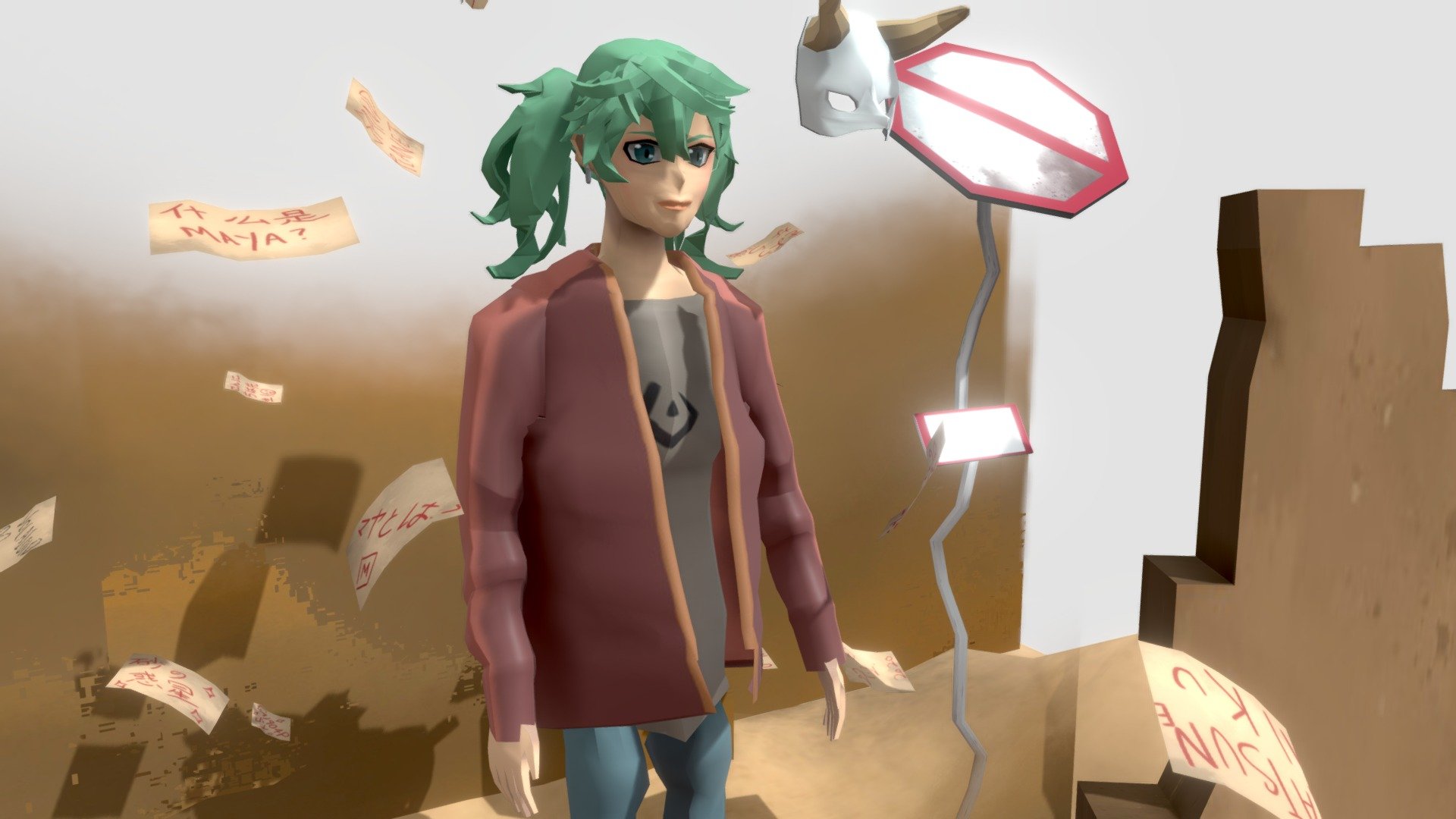 Sand Planet Miku - 3D model by Yooks (@Yoooks) [12c58ec] - Sketchfab