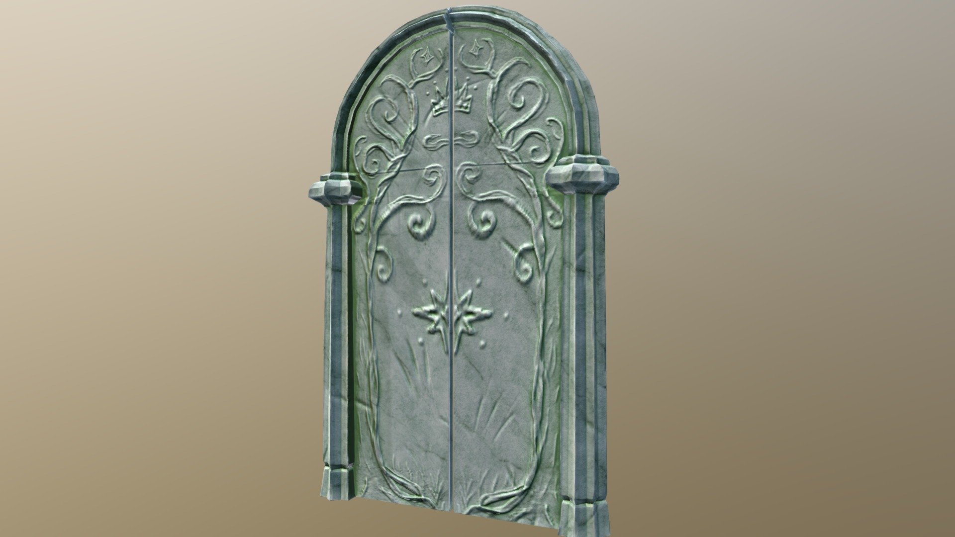Gate - 3D model by Arina Krushenitskaya (@krusharina) [12caca2] - Sketchfab